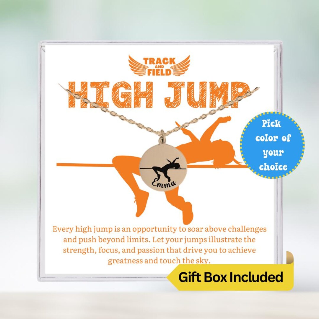 Personalized High Jump Track & Field Gifts, Girls High Jump Track ...