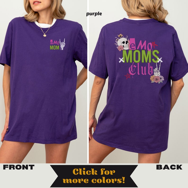 Emo Moms Shirt Elder Emo Mothers Day Tshirt Gift Cool Mom Grunge ...