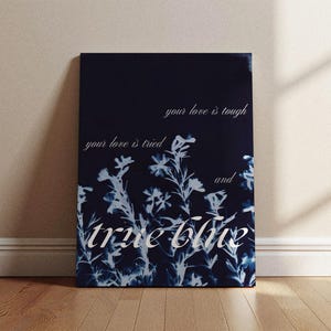 True Blue Boygenius Poster - Etsy
