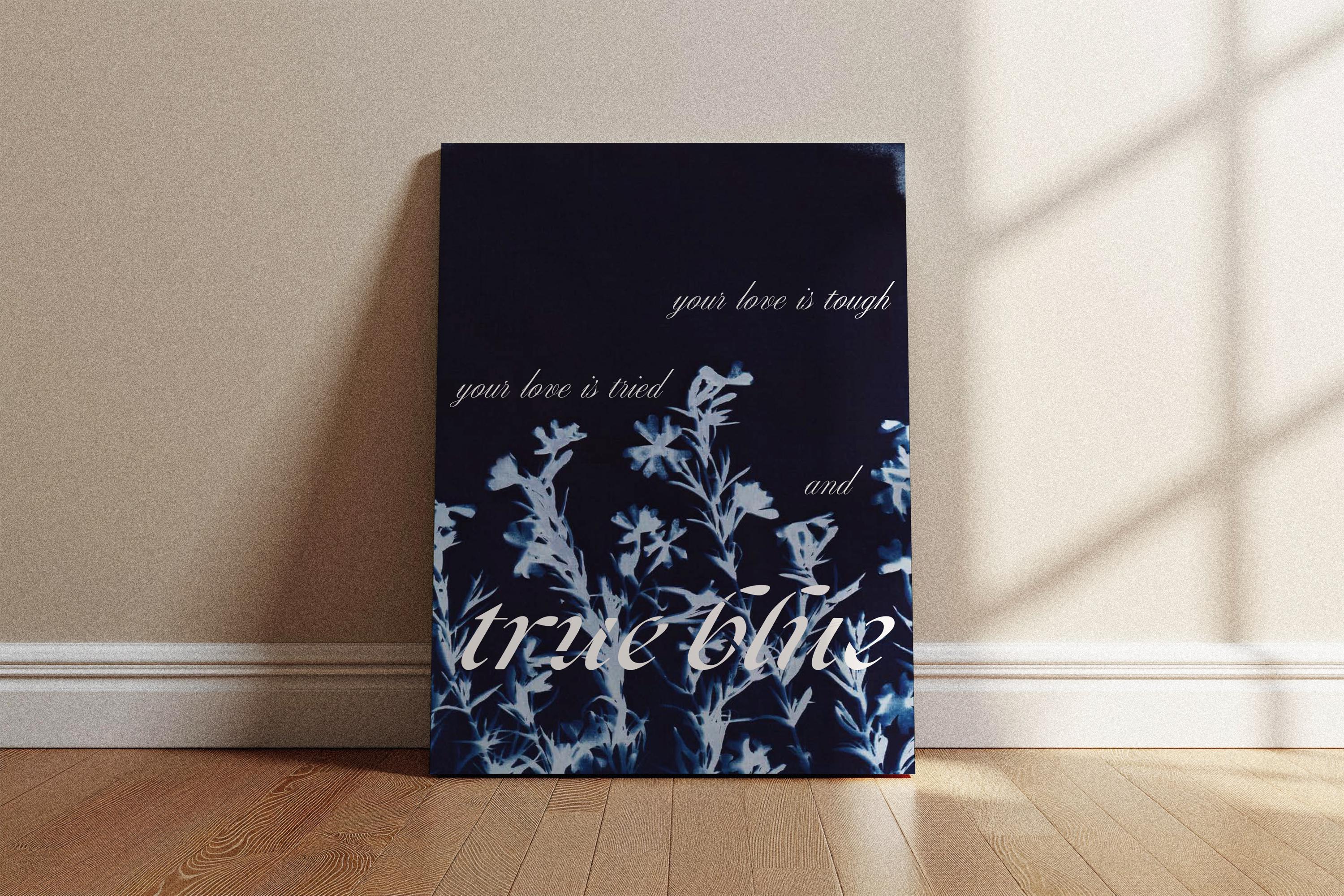 True Blue Boygenius Poster - Etsy