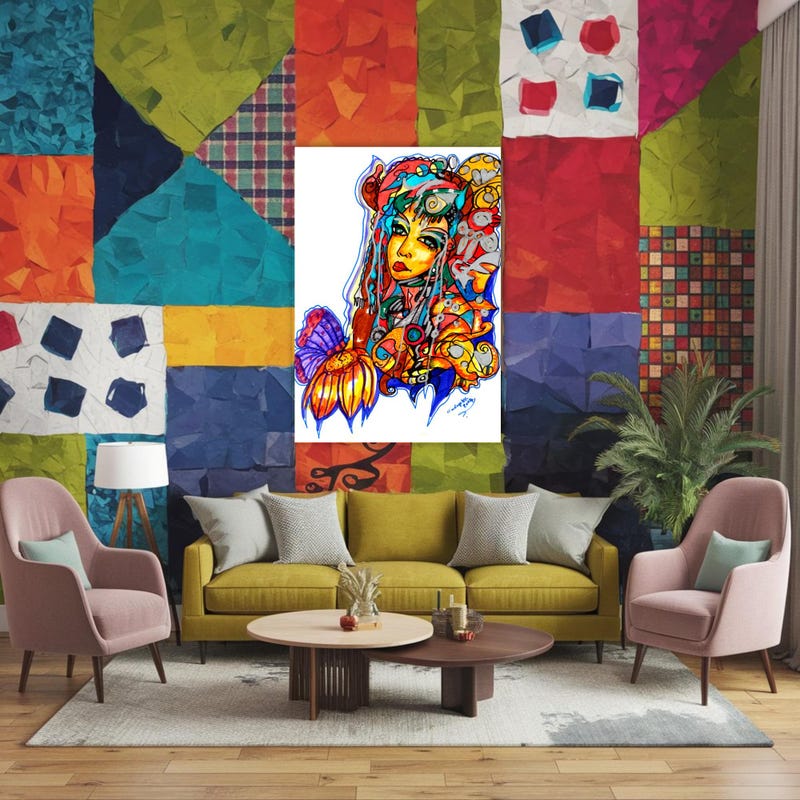 Colorful Zentangle - Etsy