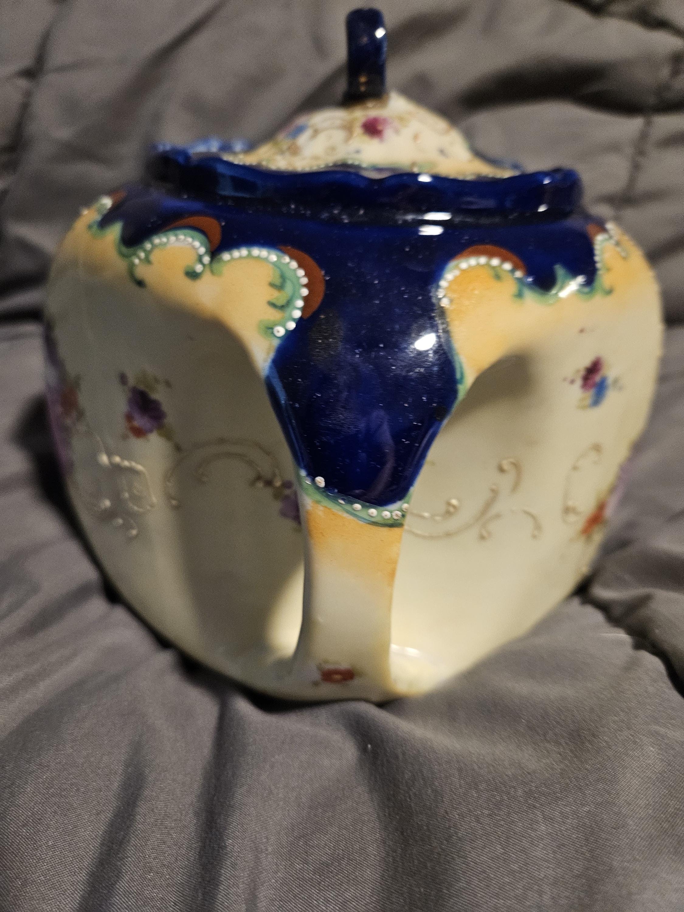 Antique Biscuit Jar - Etsy