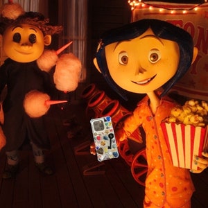 CORALINE THEMED Custom Resin Charm Phone Case EXAMPLE - Etsy