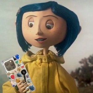 CORALINE THEMED Custom Resin Charm Phone Case EXAMPLE - Etsy