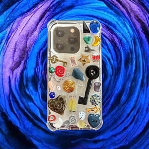 CORALINE THEMED Custom Resin Charm Phone Case EXAMPLE - Etsy