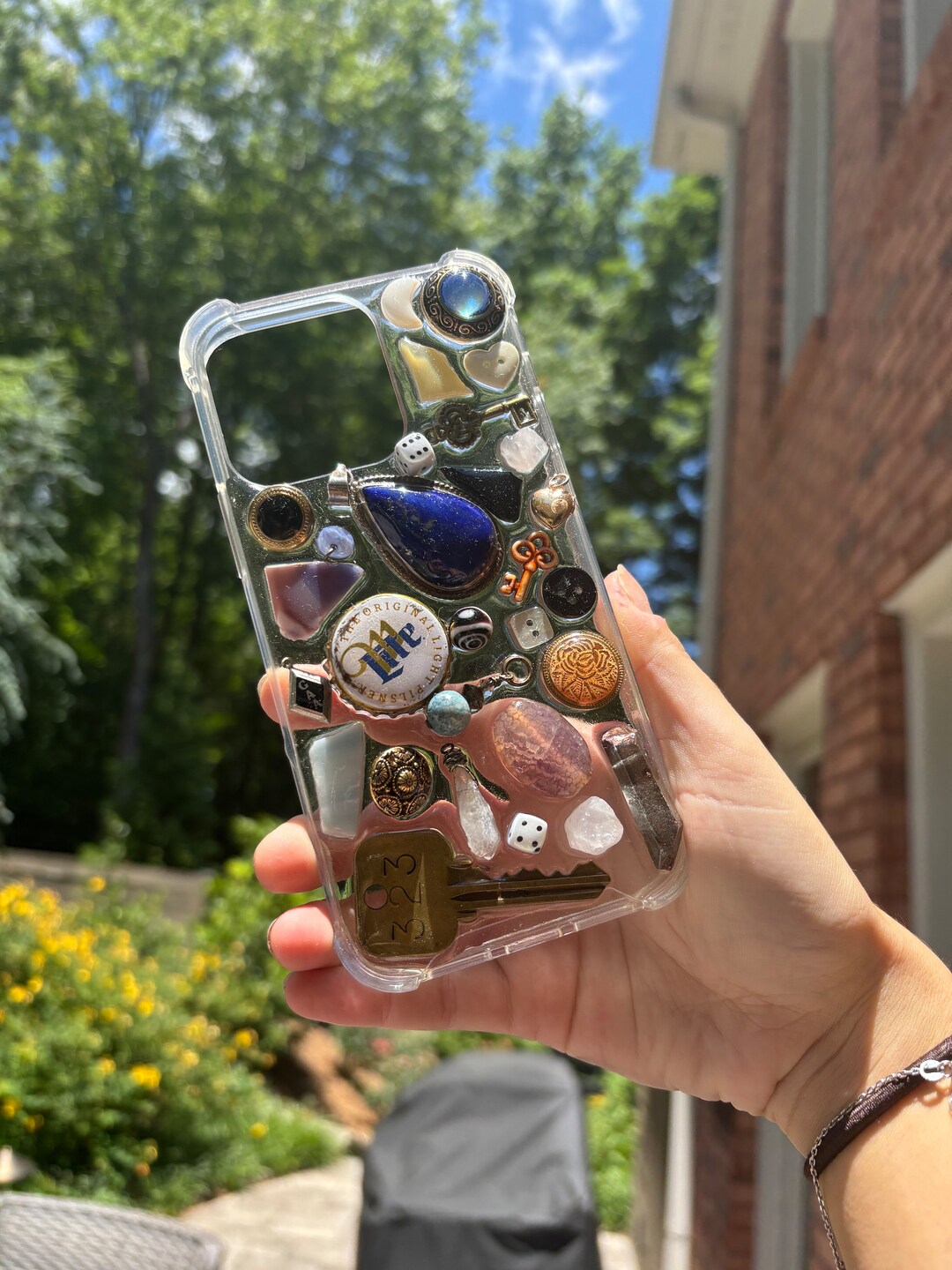 Custom Resin Charm Phone Case EXAMPLE - Etsy