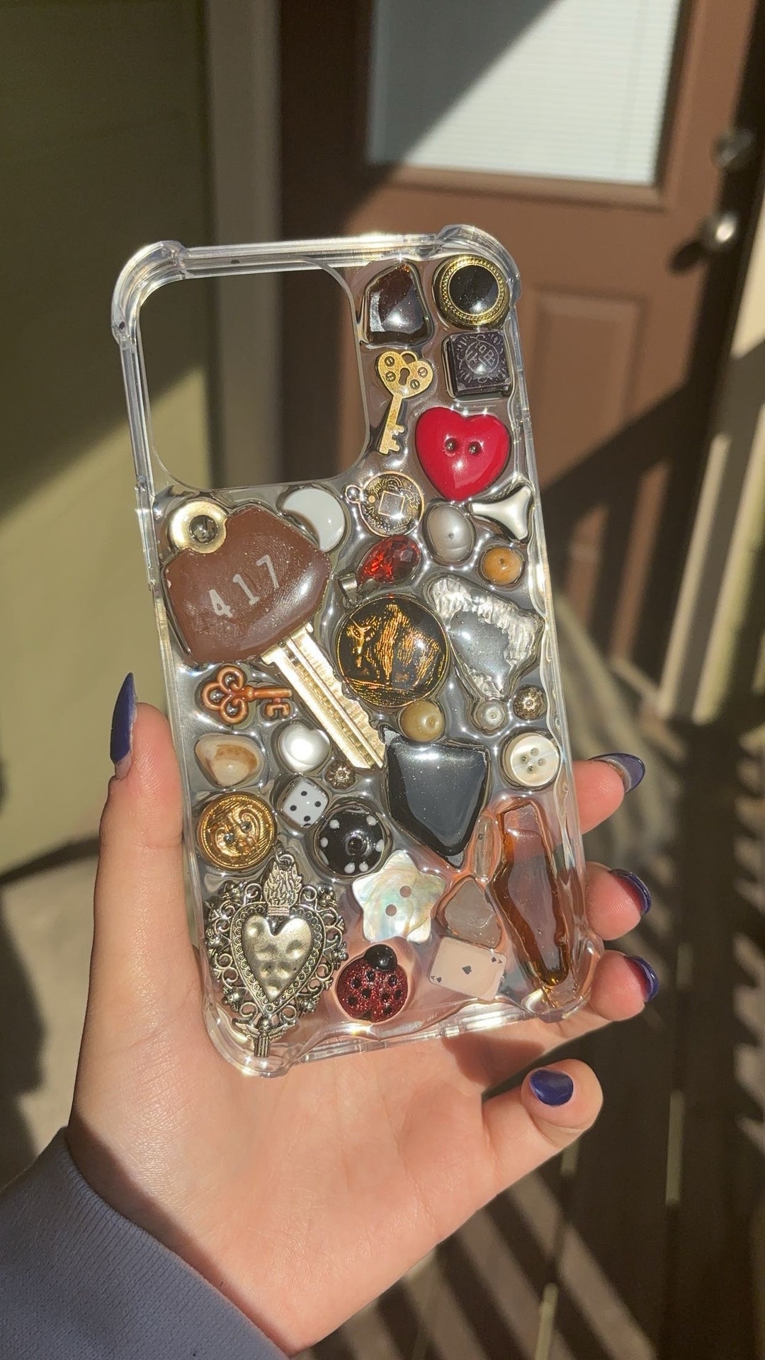 Custom Resin Charm Phone Case EXAMPLE - Etsy