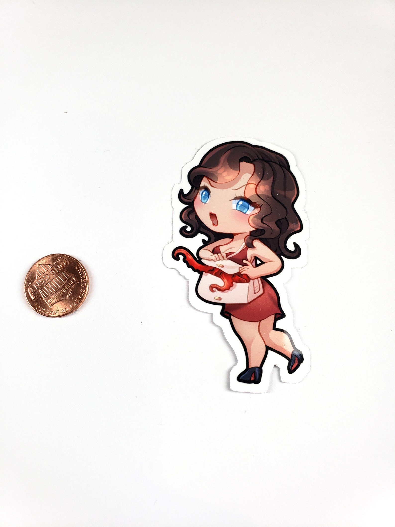 Scarlet Woman Lil' Monsta Sticker - Etsy