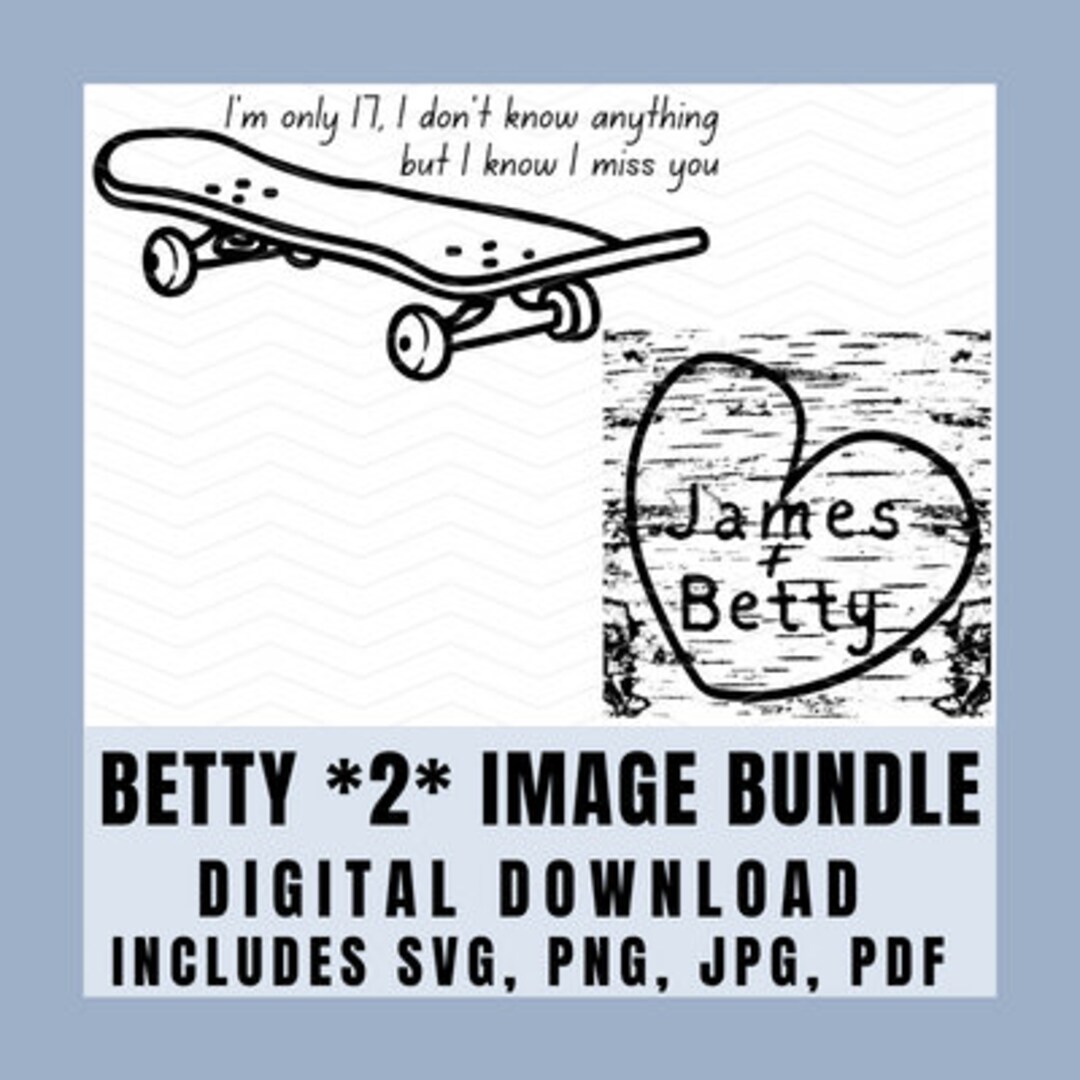 Folklore Betty Digital Download Bundle of 2 - Etsy