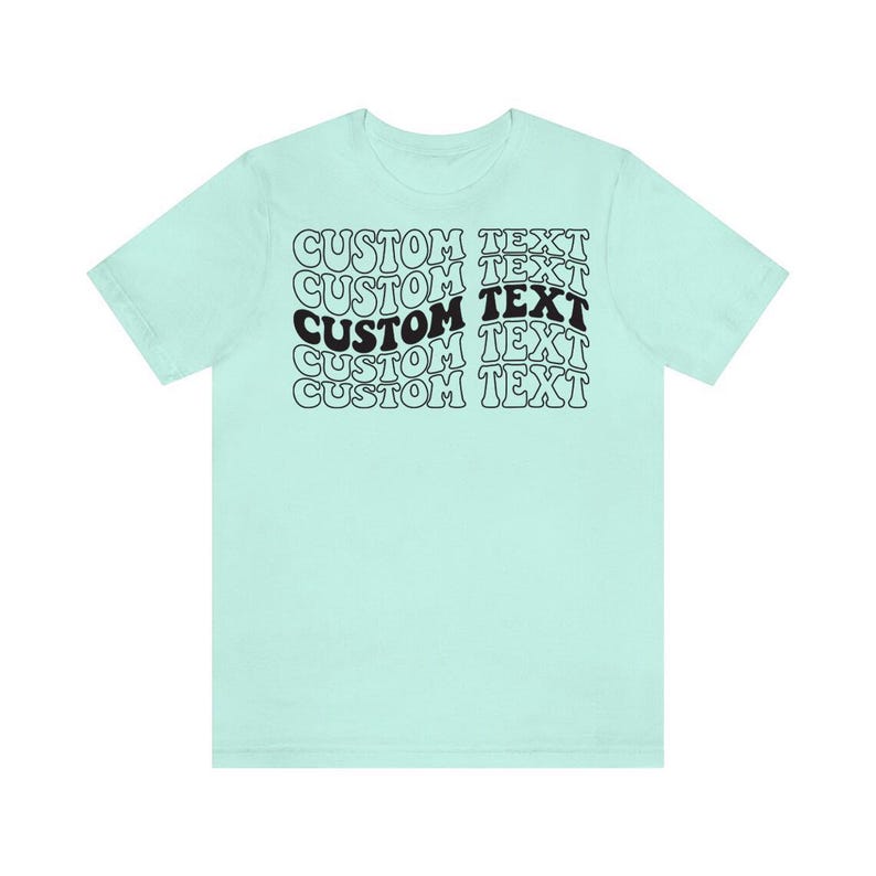 Custom Wavy Text PNG SVG, Custom Wavy Font, Custom Wavy Stacked Letters ...