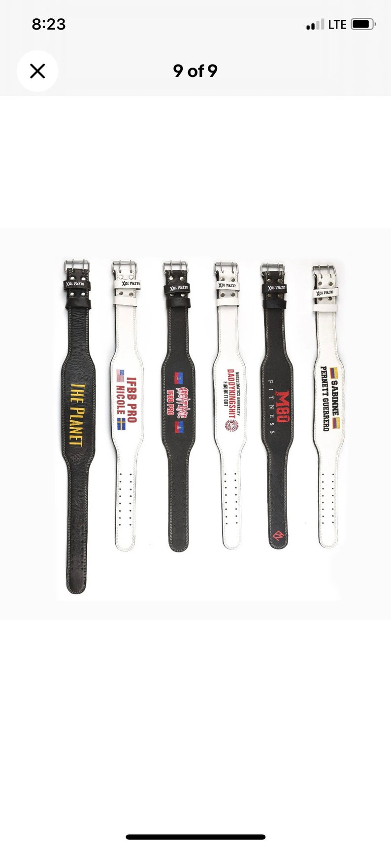 Ifbb Personalized Pro Leather Gym Custom Name - Etsy