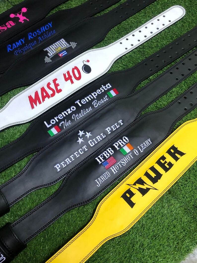 Ifbb Personalized Pro Leather Gym Custom Name - Etsy