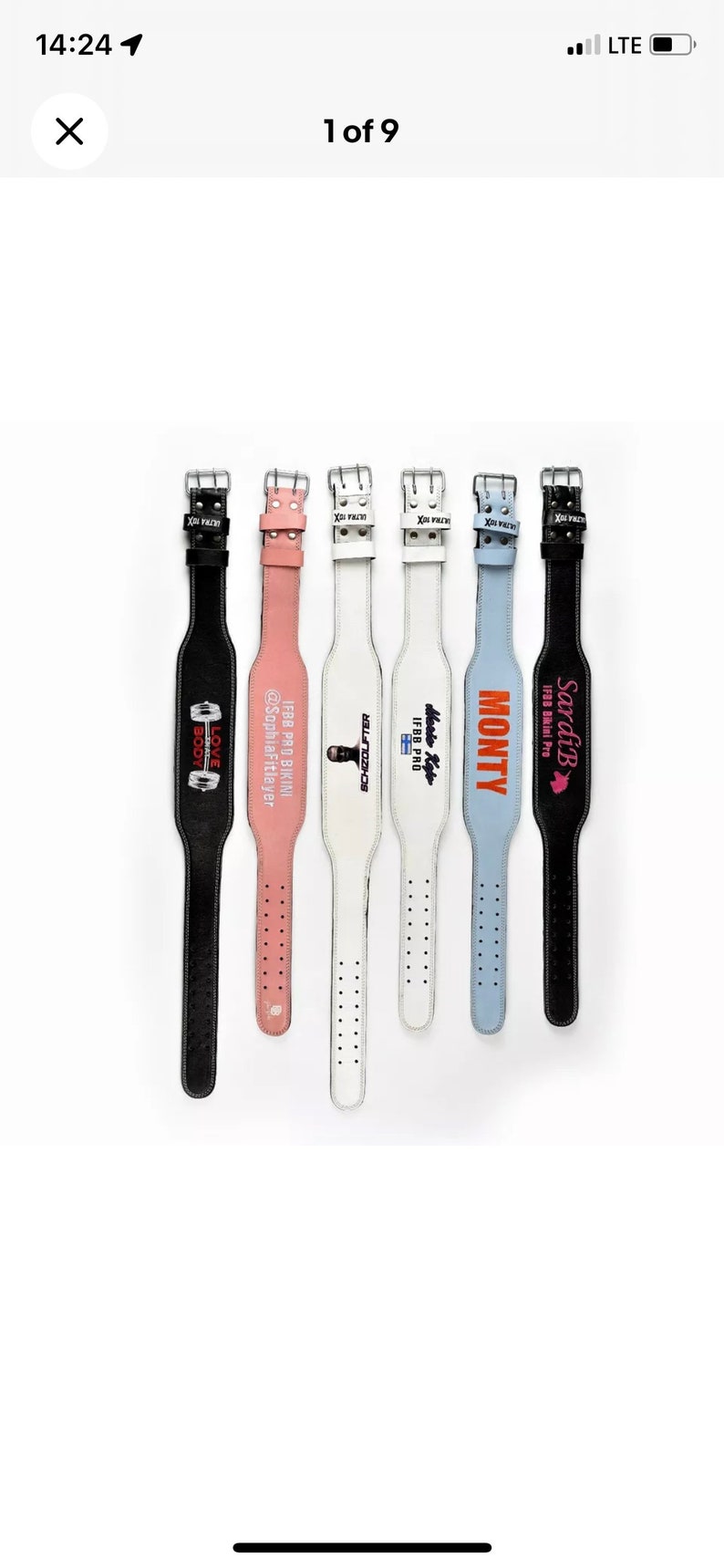 Ifbb Personalized Pro Leather Gym Custom Name - Etsy