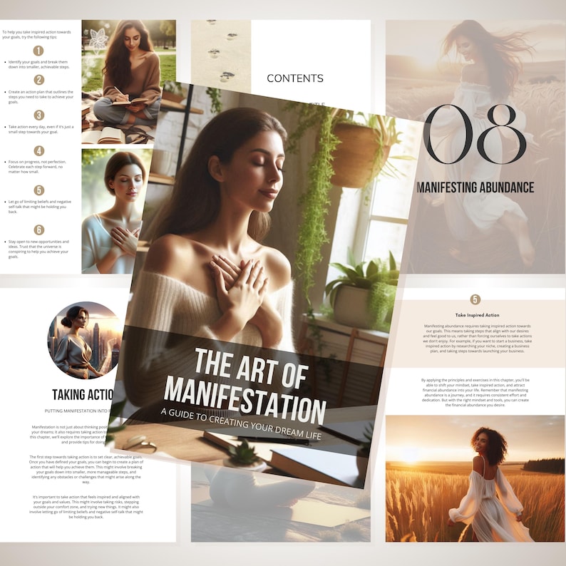 PLR Manifestation Guide With Master Resell Rights, E-book, PLR MRR Digital Product, Manifesting ...