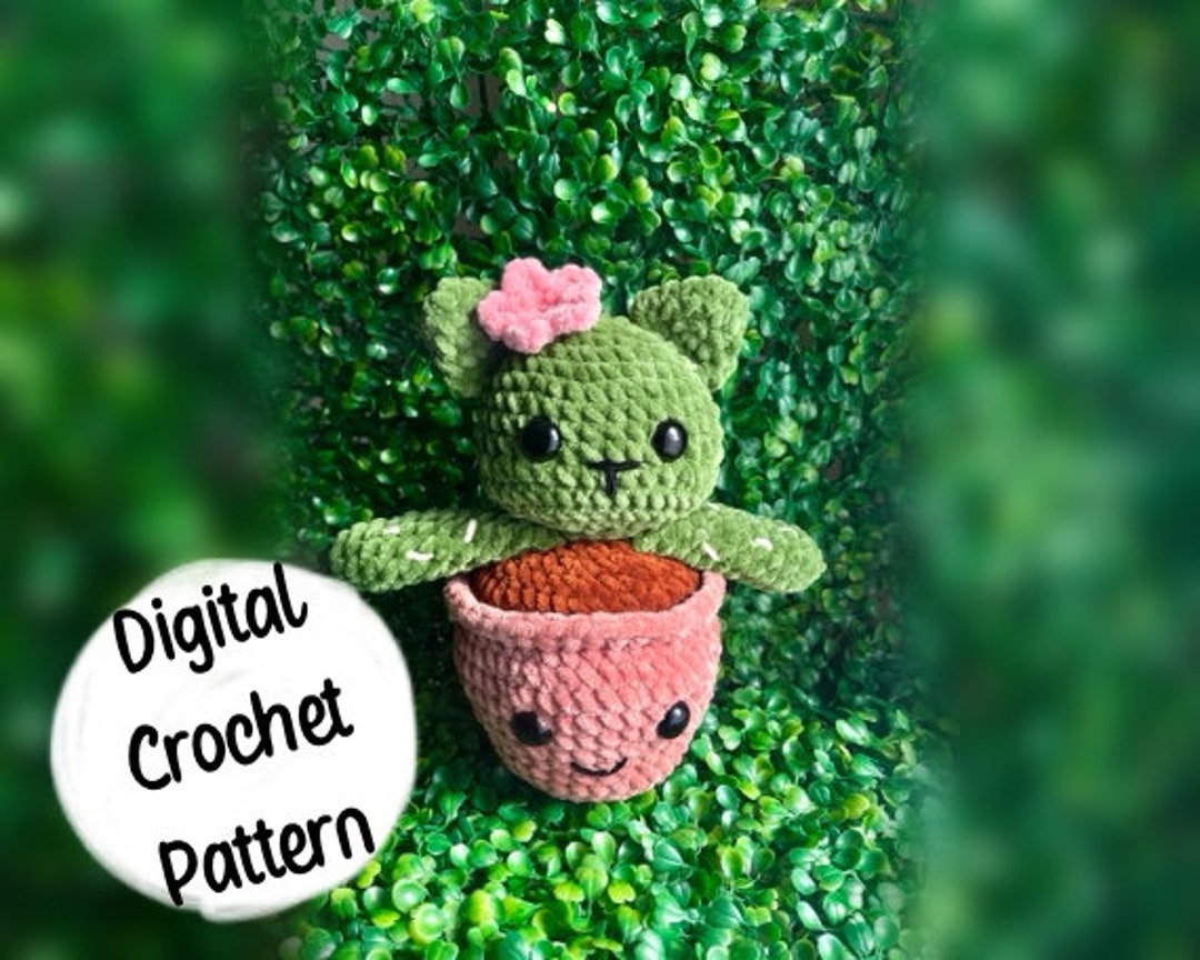 Cat-tus Digital PDF Crochet Pattern - Etsy