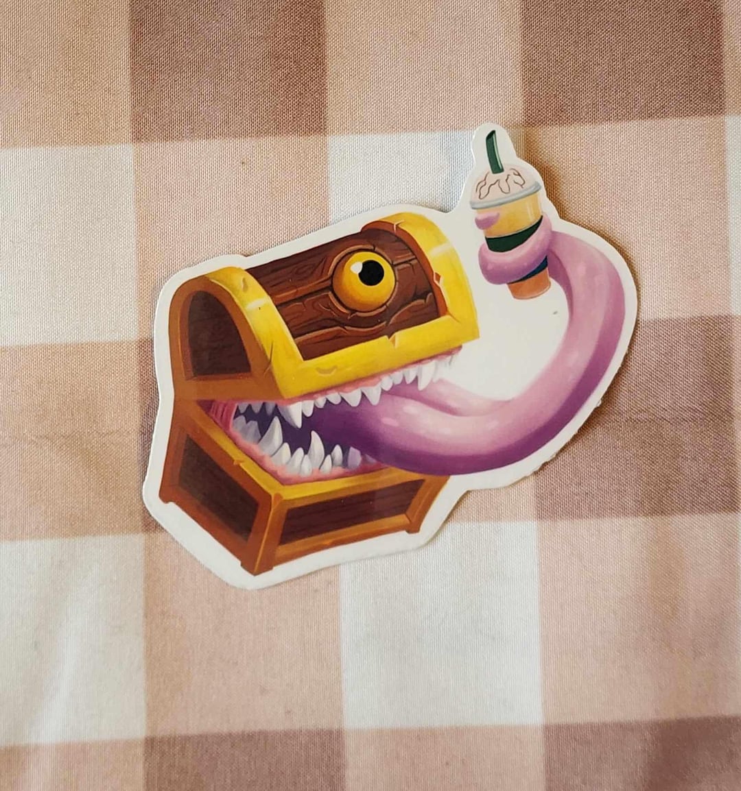 Coffee Mimic Vinyl Dicut Sticker, Water Resistant, Matte, Dnd, Fantasy ...