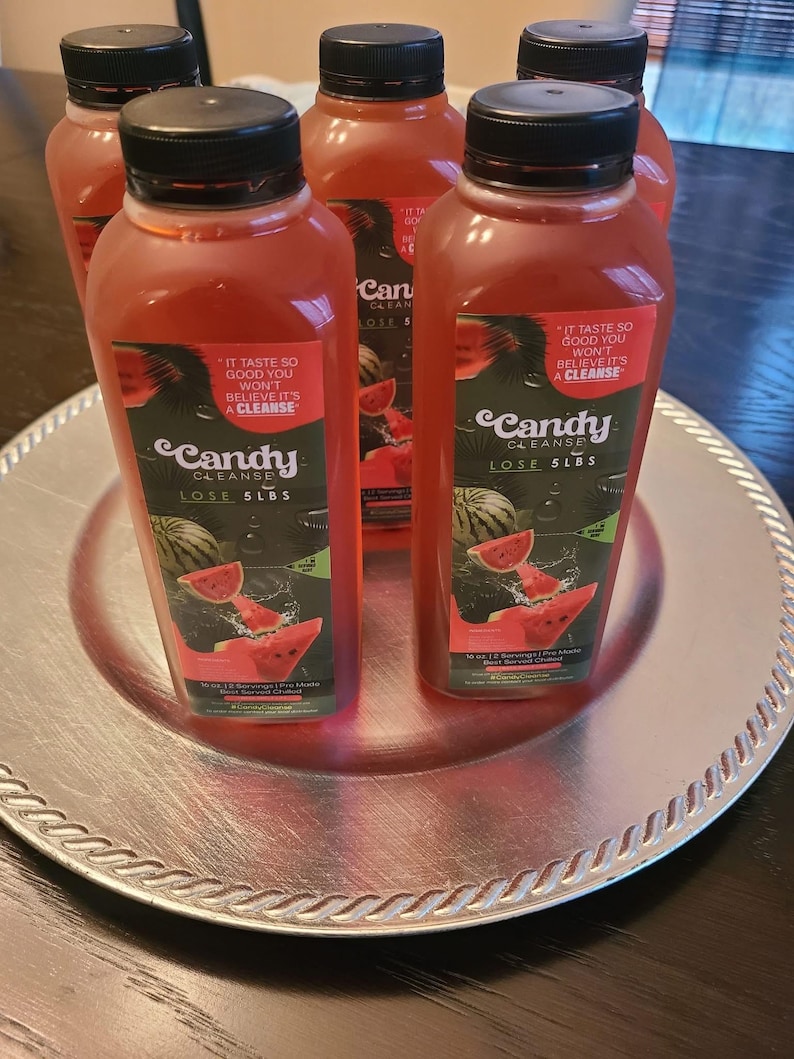 Candy Cleanse Pre-made Bottles - Etsy
