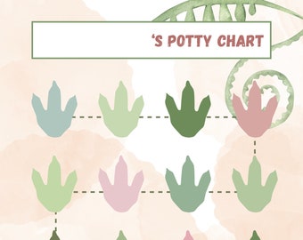 Flower Theme Potty Training Reward Chart - Etsy