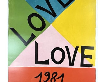 Yves Saint Laurent Poster - LOVE 1988 - Fashion - Saint-laurent - Icon ...