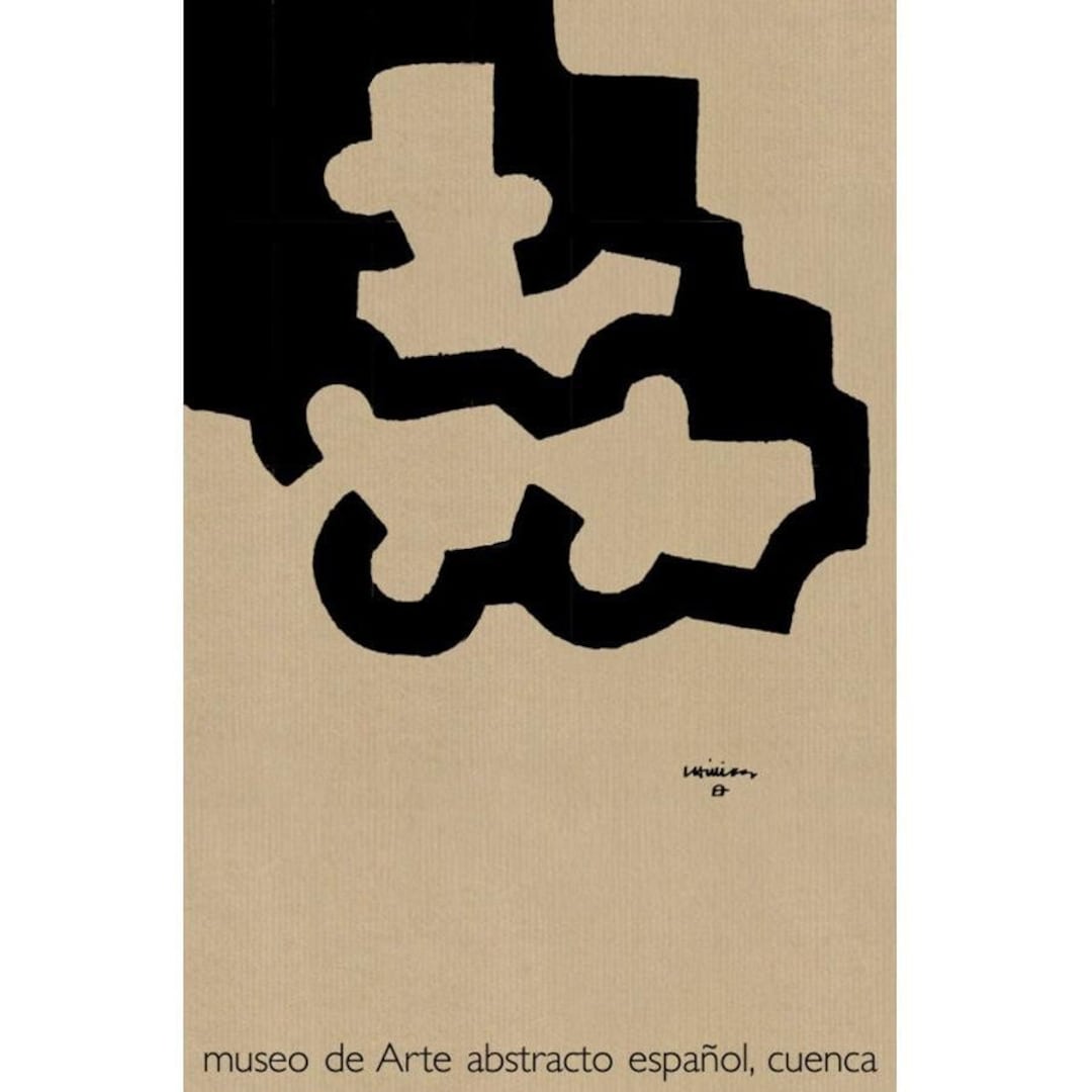 Eduardo CHILLIDA 1982 Exhibition Poster - Large Size - Abstract Art ...