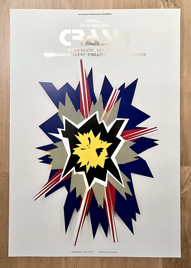 Roy Lichtenstein CRASH Exhibition Poster – Pop Art Print - Etsy