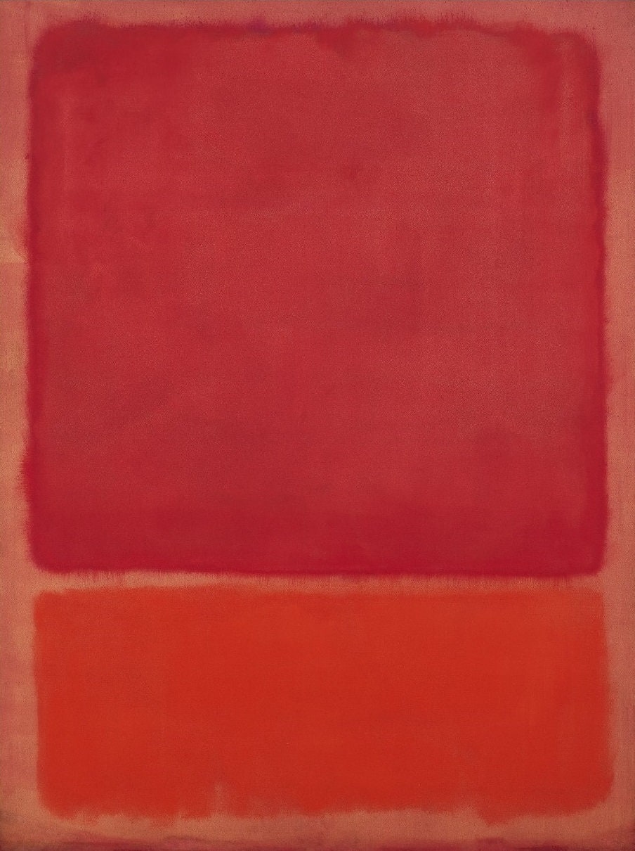 Mark ROTHKO Exhibition Poster Large Size 70x100 Cm Modern Art Red on ...