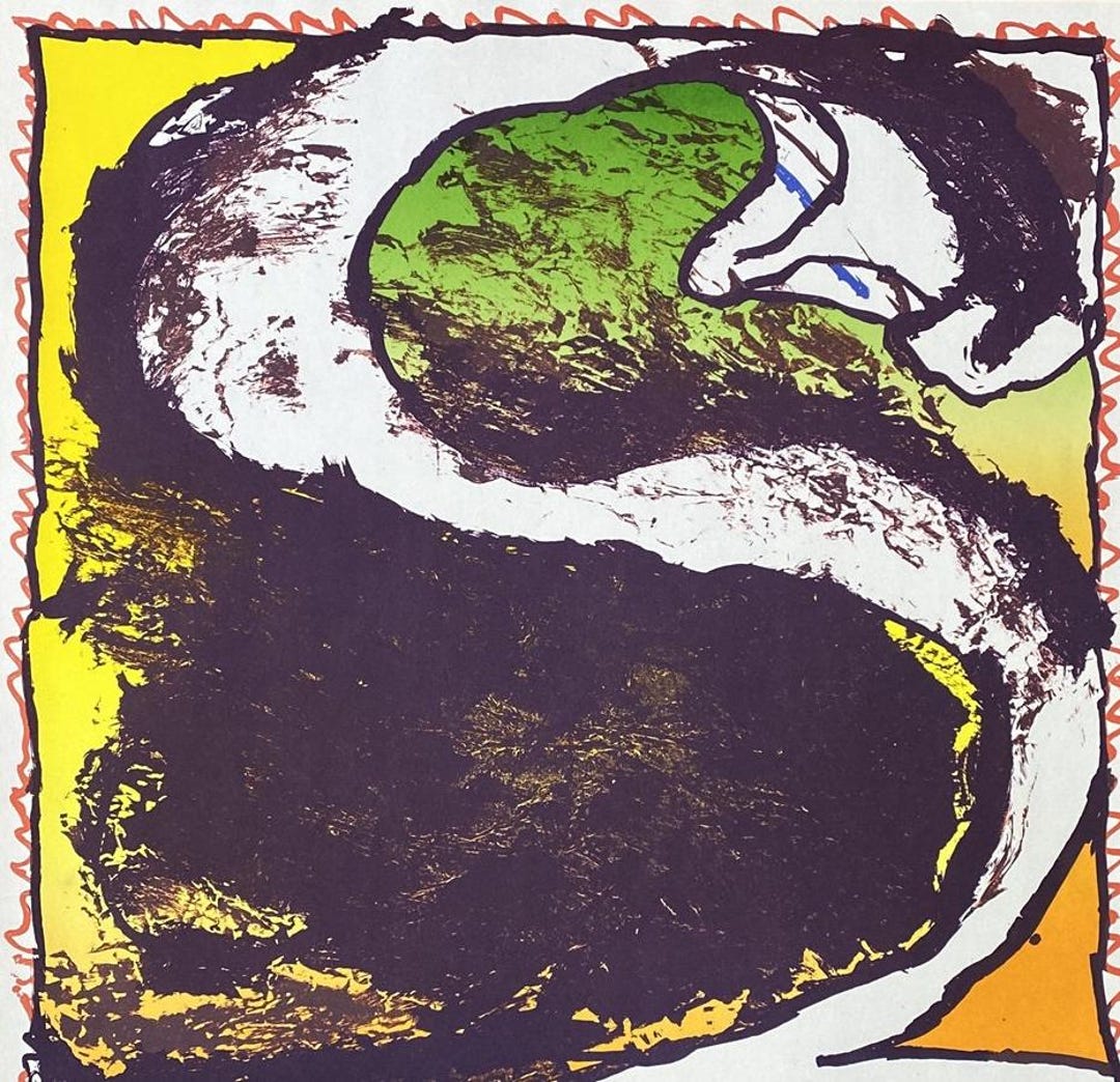 1981 Pierre ALECHINSKY Exhibition Poster - Original Lithograph ...