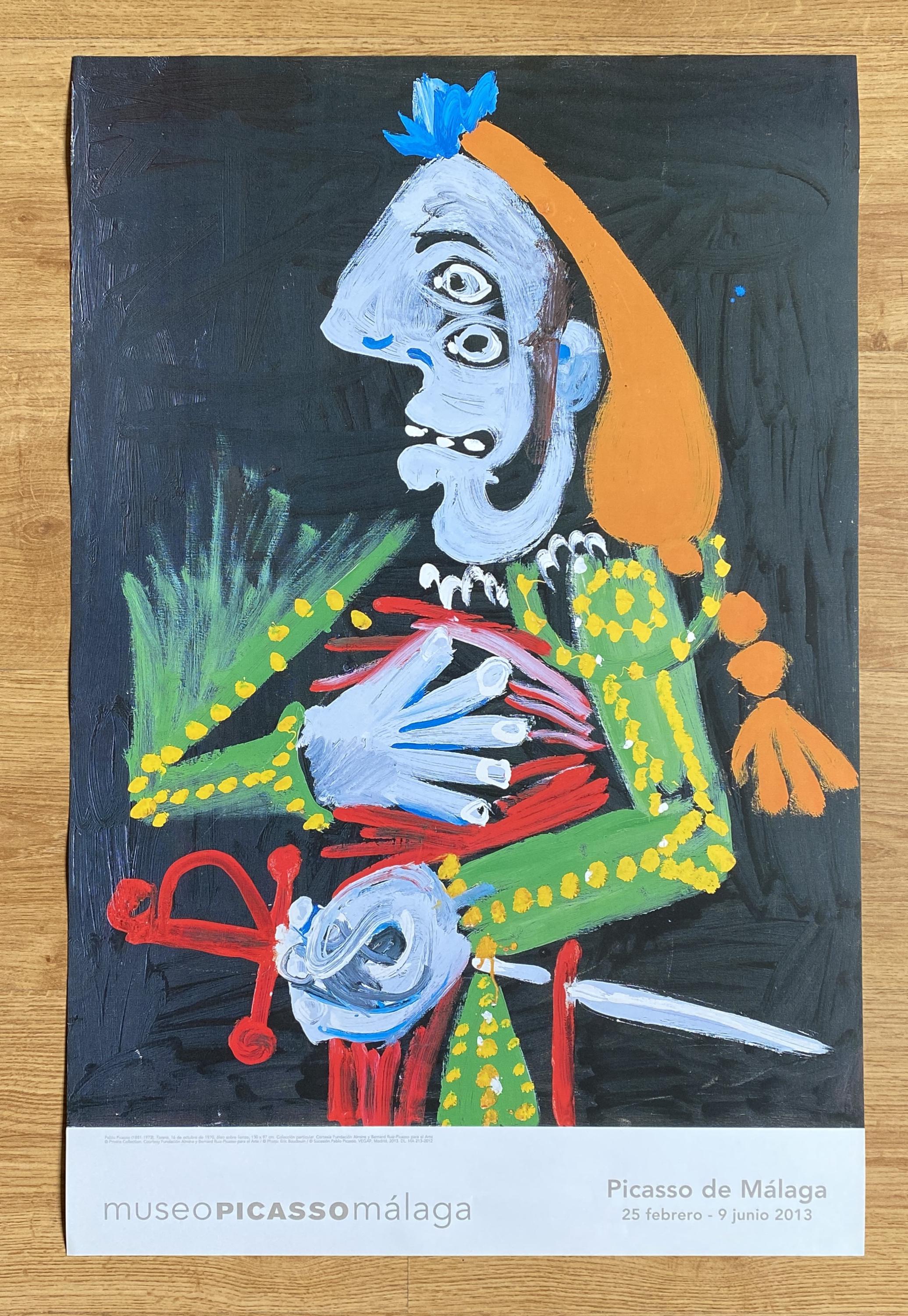 Pablo PICASSO, 2013 Exhibition Poster - Beautiful Print, Rare Museum ...