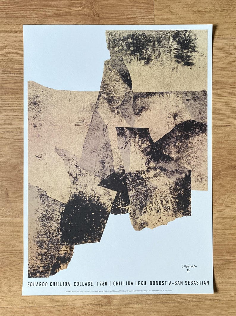 Eduardo CHILLIDA, Exhibition Poster - Abstract Art - Spanish Art ...