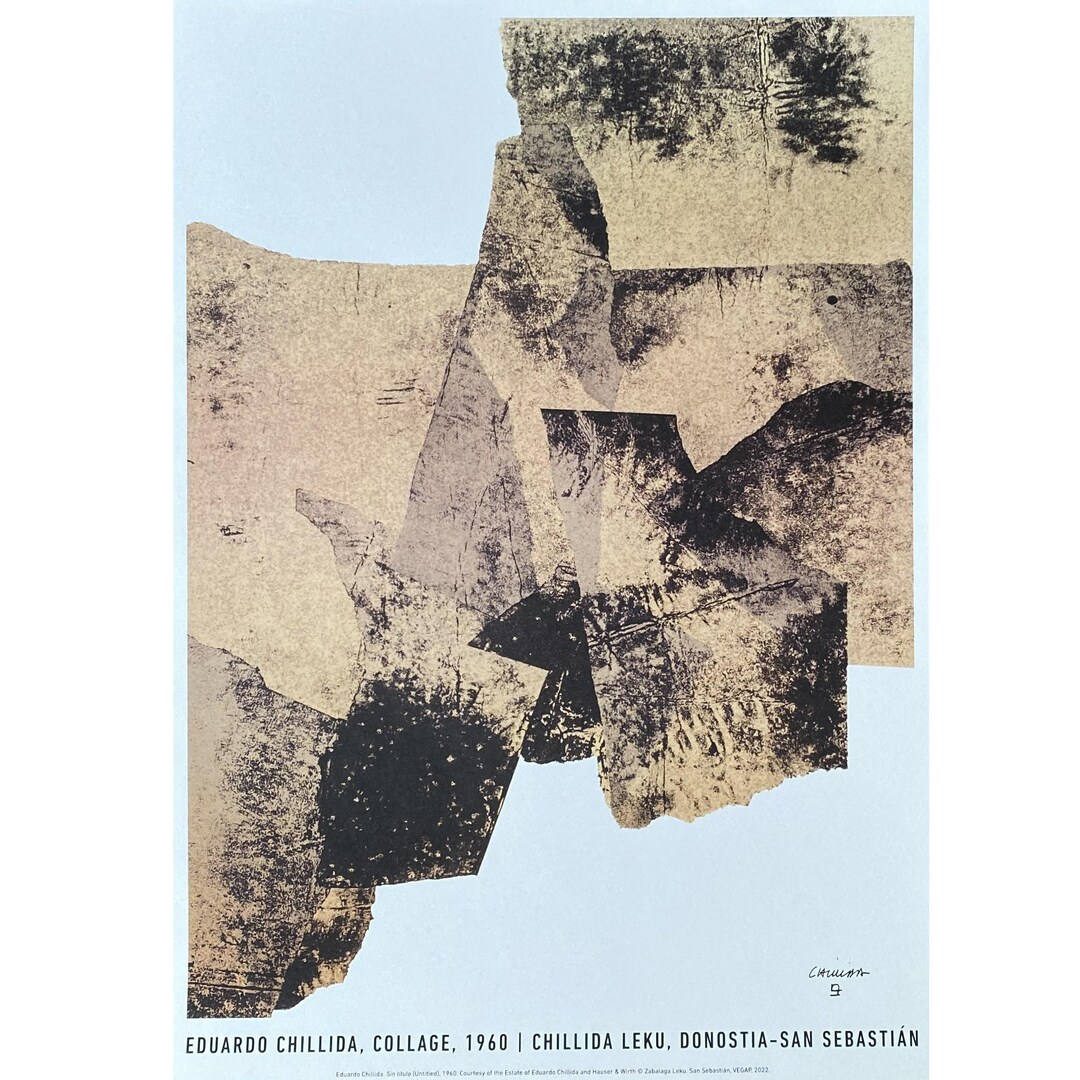 Eduardo CHILLIDA, 2022 Exhibition Poster - Etsy