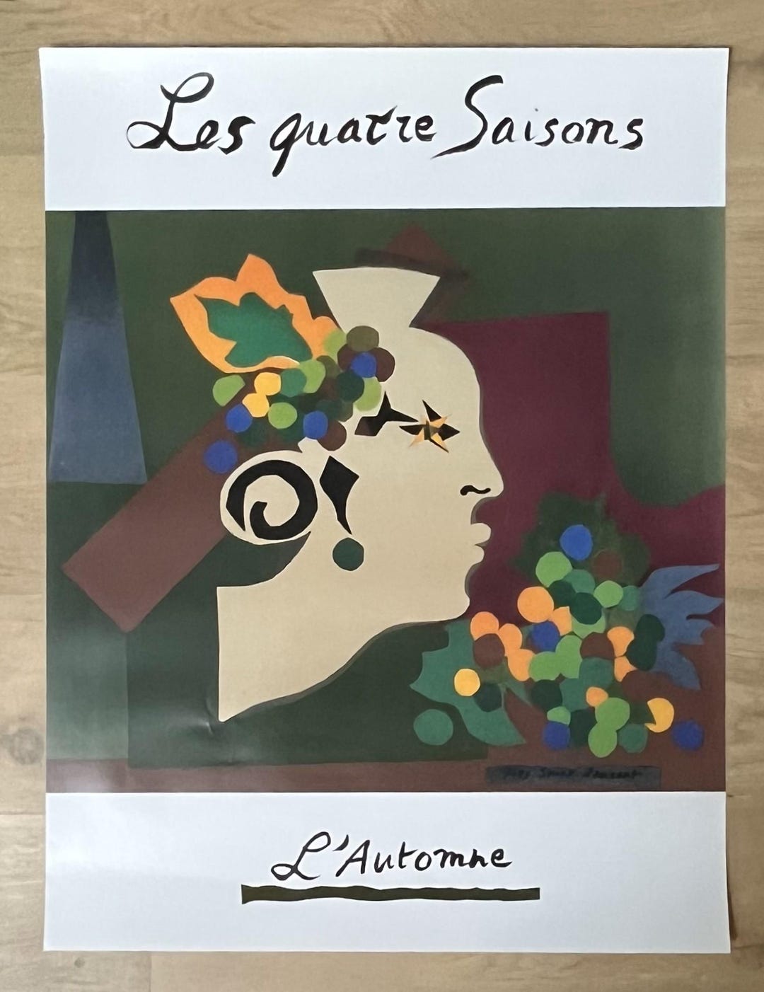 YSL Yves Saint Laurent Poster - Four Season: Fall - 1983 New York ...