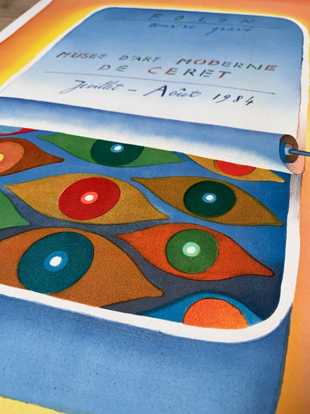 Jean-michel FOLON - Exhibition Poster - 1984 - Original Lithograph ...