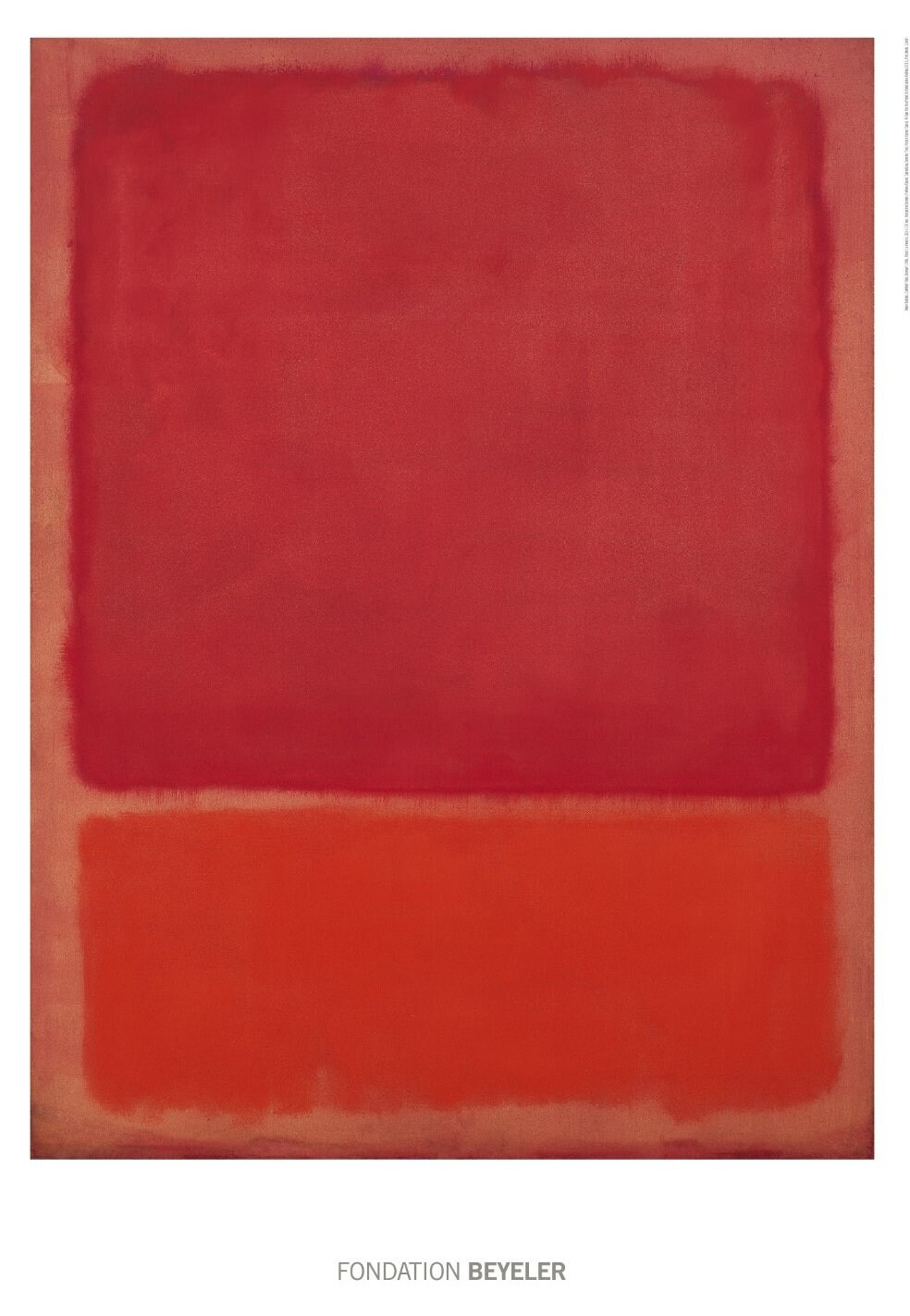 Mark ROTHKO Exhibition Poster Large Size 70x100 Cm Modern Art Red on ...