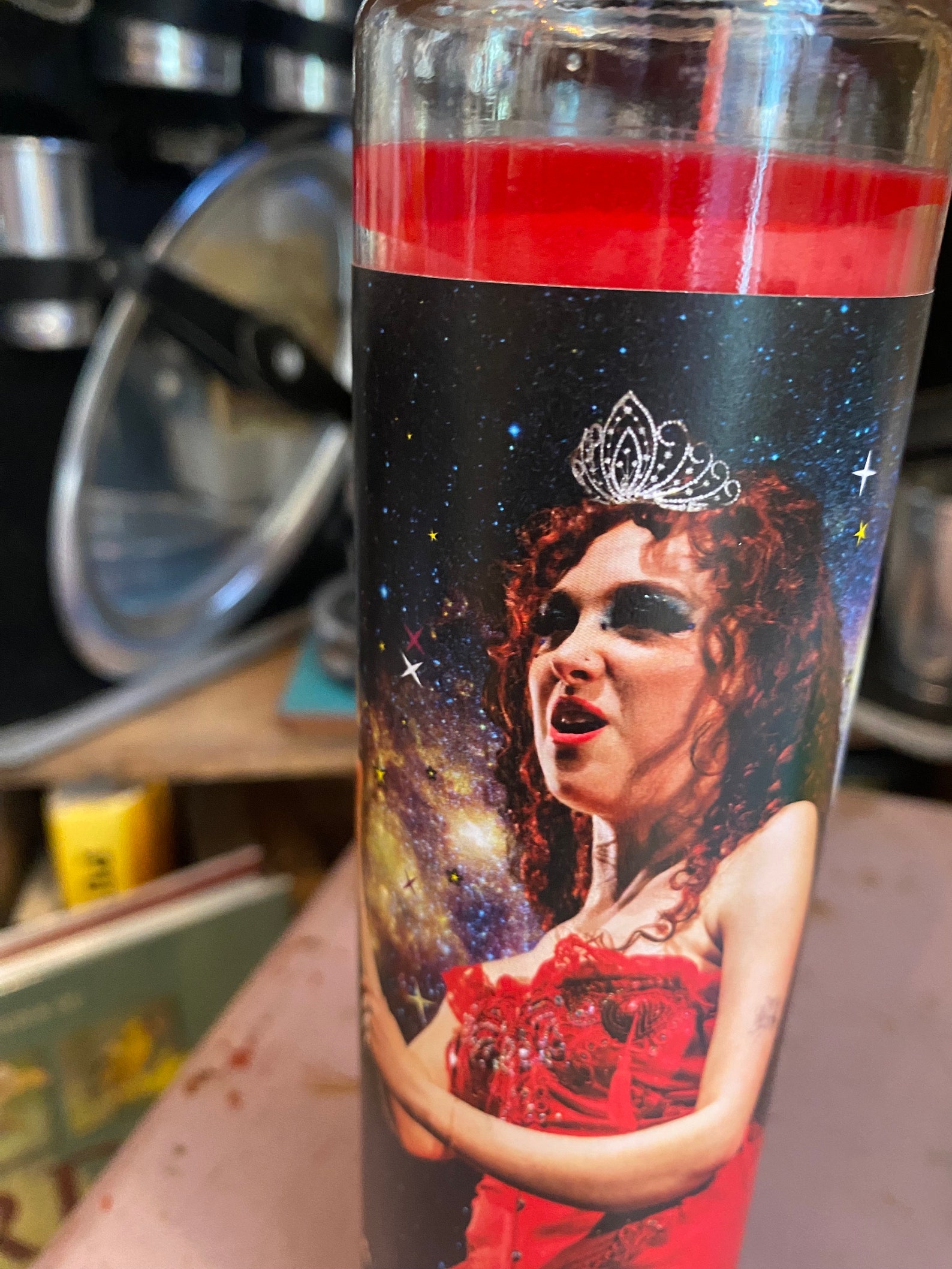Chappell Roan Prayer Altar Religious Candle Pop Princess Culture Drag ...
