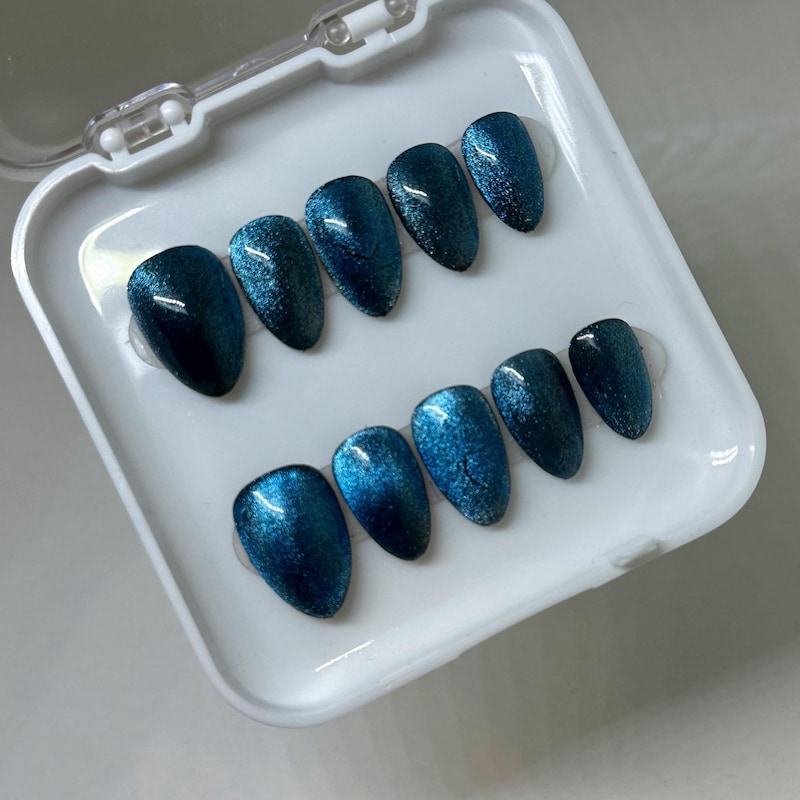 Small Cat Eye Nails - Etsy UK