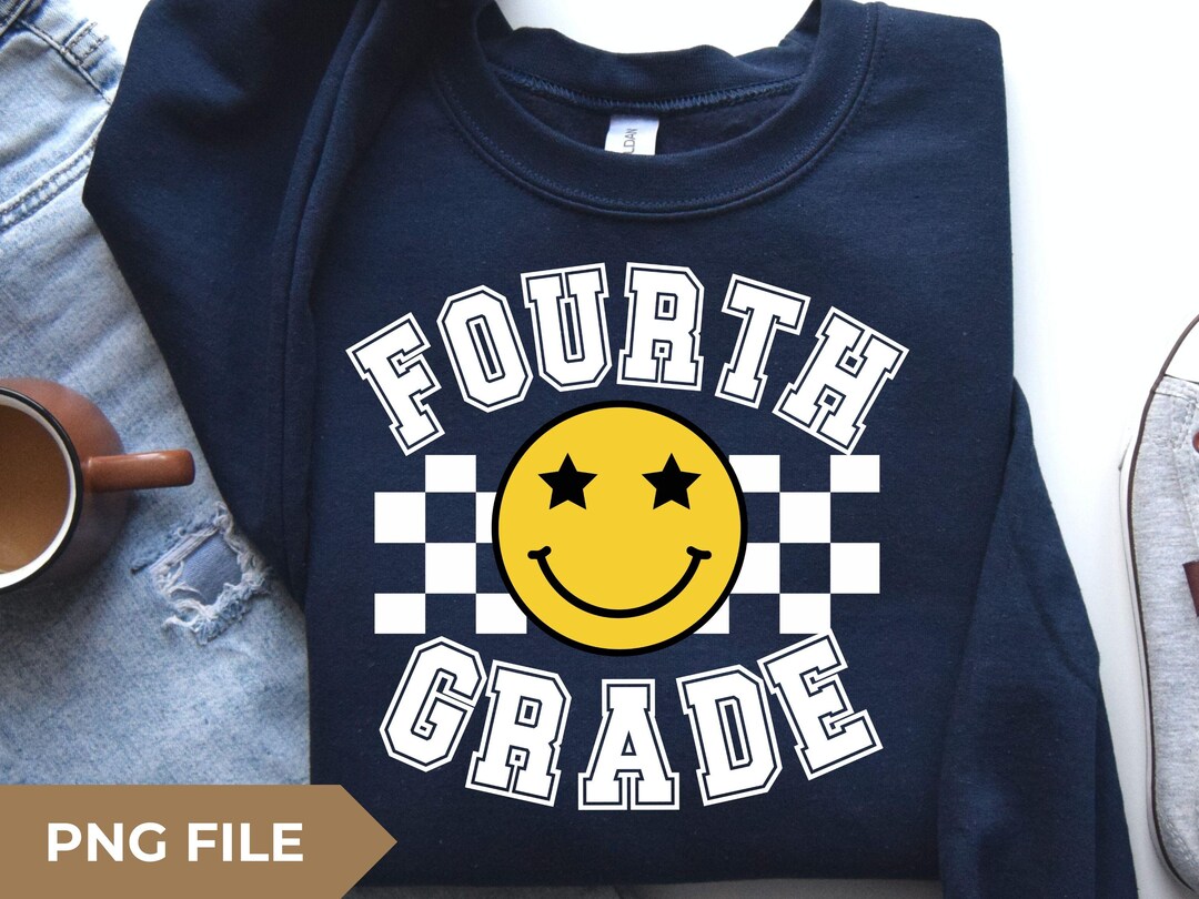Fourth Grade Teacher PNG, 4th Grade Teacher Tshirt Png, Back to School ...