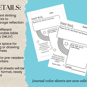 Primary Prayer Journal Bible Scripture Coloring Pages, Personalized ...