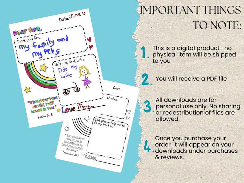 Primary Prayer Journal Bible Scripture Coloring Pages, Personalized ...