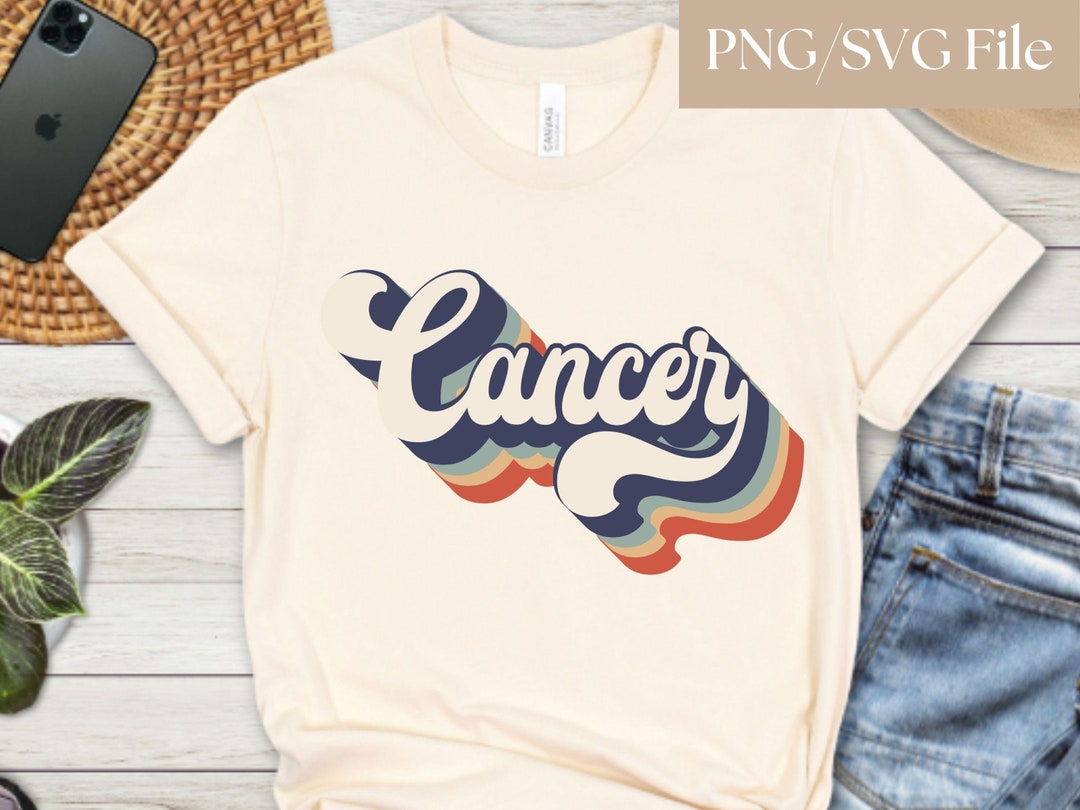 Cancer Png, Cancer Svg, Zodiac Png, Retro Zodiac Sign Svg, Svg Files ...