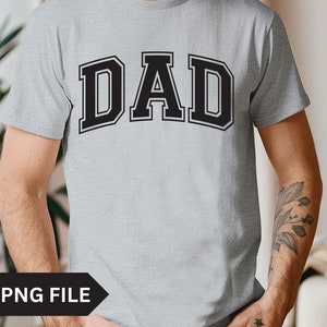 Dad Svg Png Download File, Dad Varsity Svg, Dad Shirt Svg, Father's Day ...