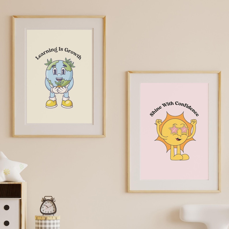 Growth Mindsets Class Posters, Digital Download, Growth Mindset Wall ...