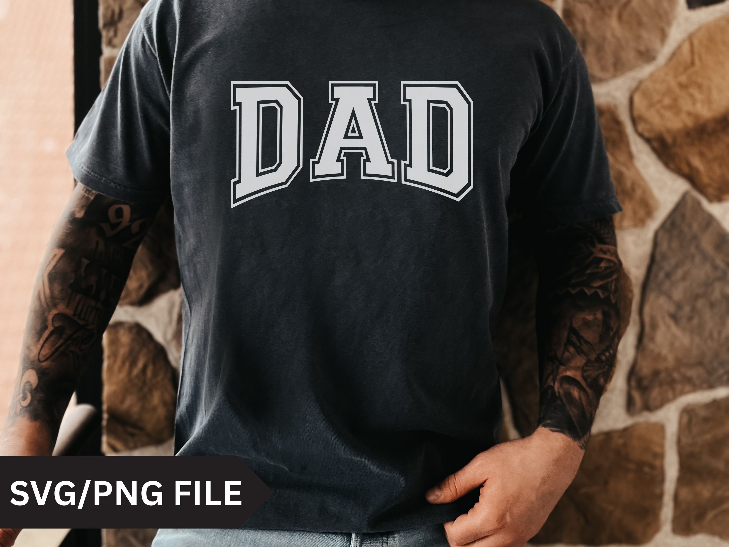 Dad Svg Png Download File, Dad Varsity Svg, Dad Shirt Svg, Father's Day ...
