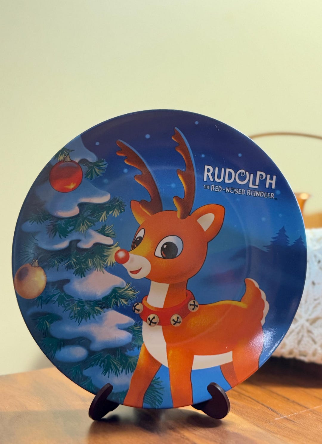 Rudolph the Red Nosed Reindeer Decorative Plate 8.25”- New Seasons ...
