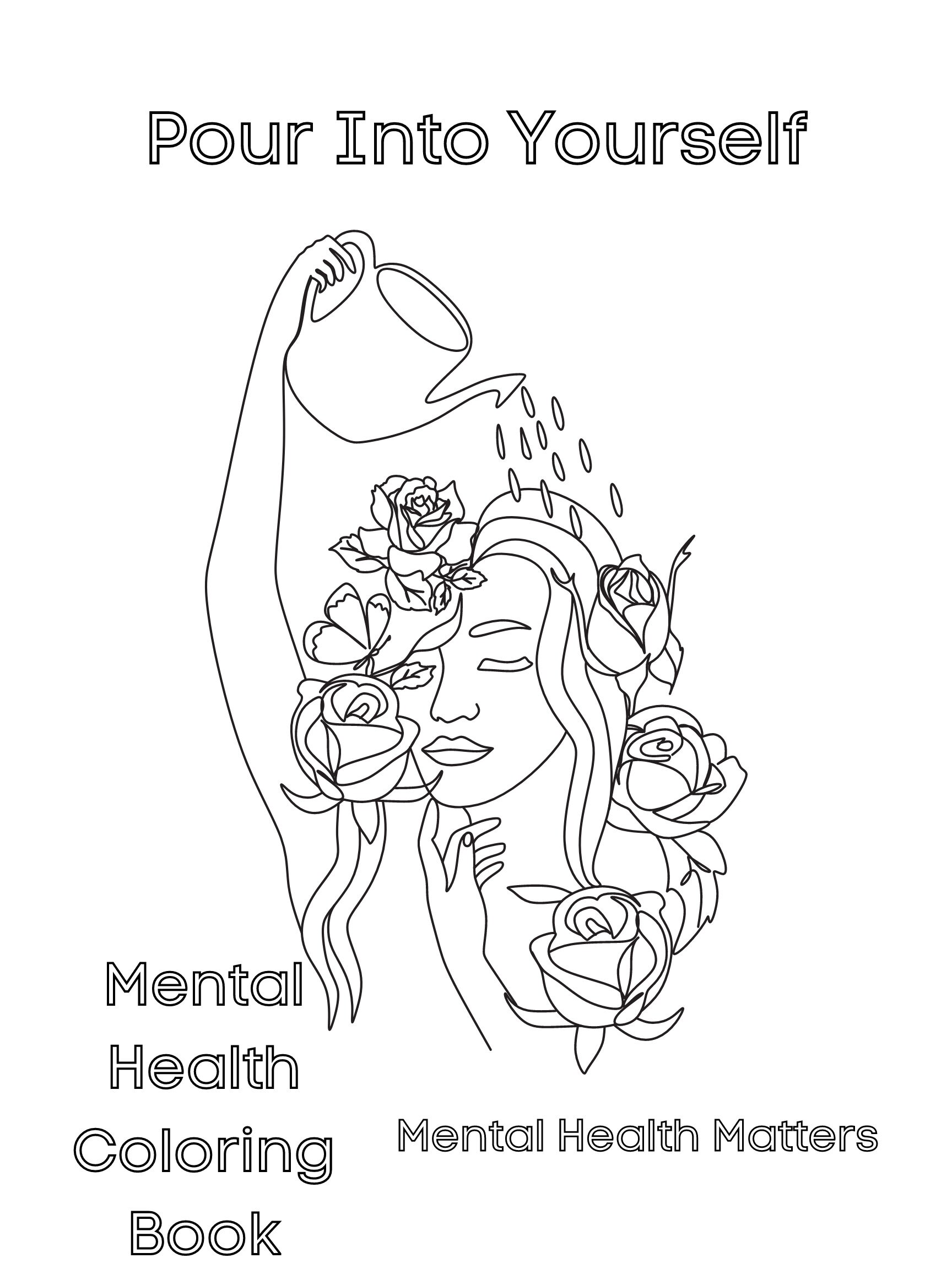 Mental Health Coloring Book, Coloring Sheets, Printables - Etsy