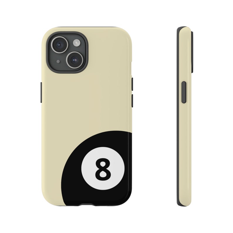 Beige 8ball Phone Case, Trendy Eight Ball Phonecase, Street Wear Style ...