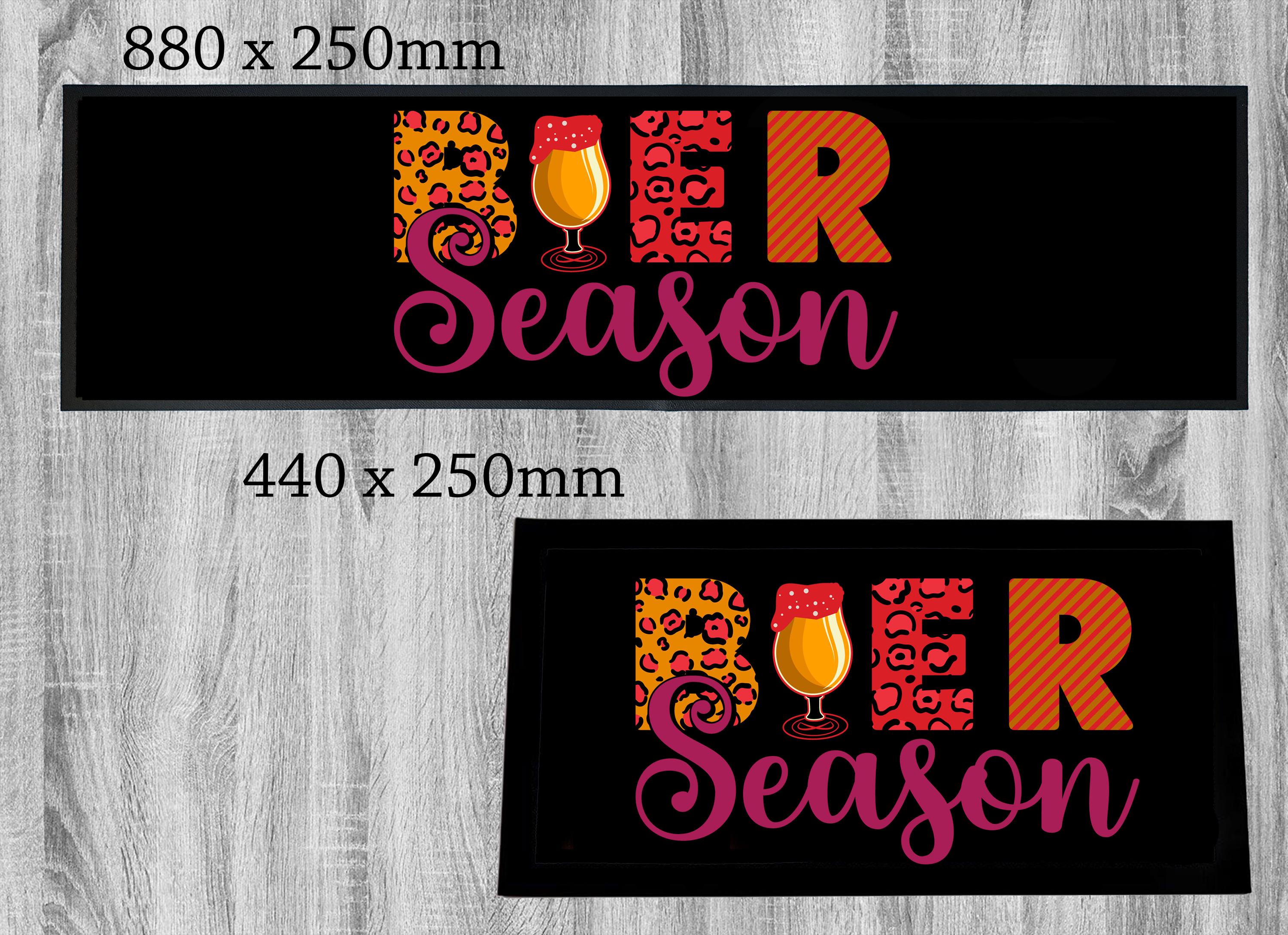 Personalized Rubber Bar Runner – Custom Text Logo Drinks Mat for Home ...