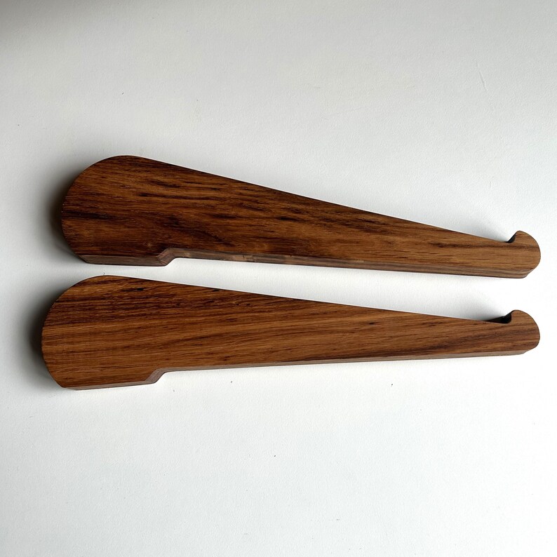 Solid French Oak Wood Laptop Stand for Desk Portable Laptop Display ...