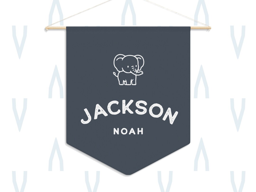 Custom Name Banner, Kids Room Decor, Personalized Flag, Custom Flag ...
