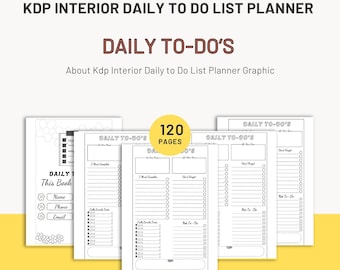 Digital Download Low Content KDP Interior Insert Printable Day Planner ...