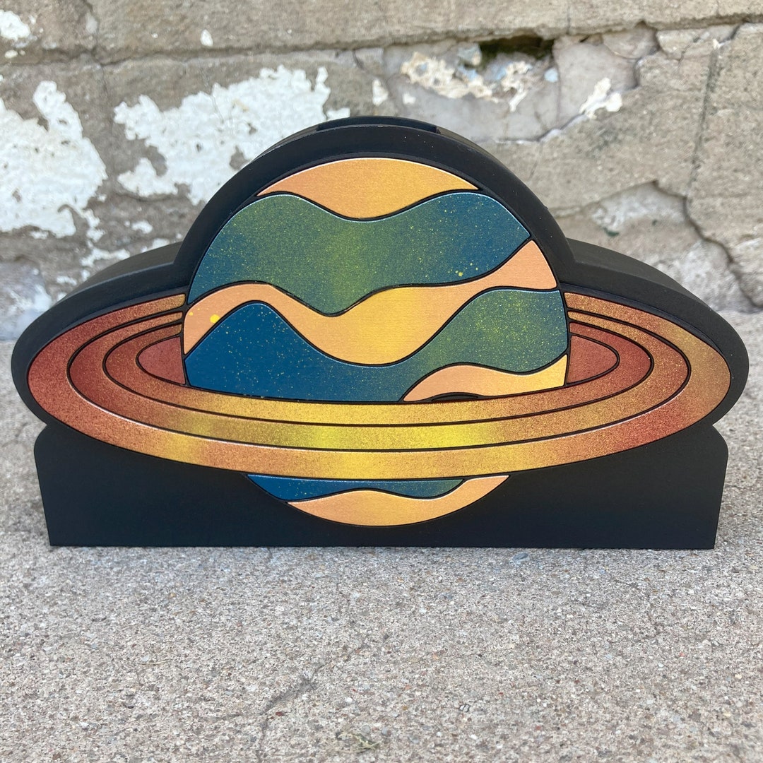 Space Planet Piggy Bank - Etsy